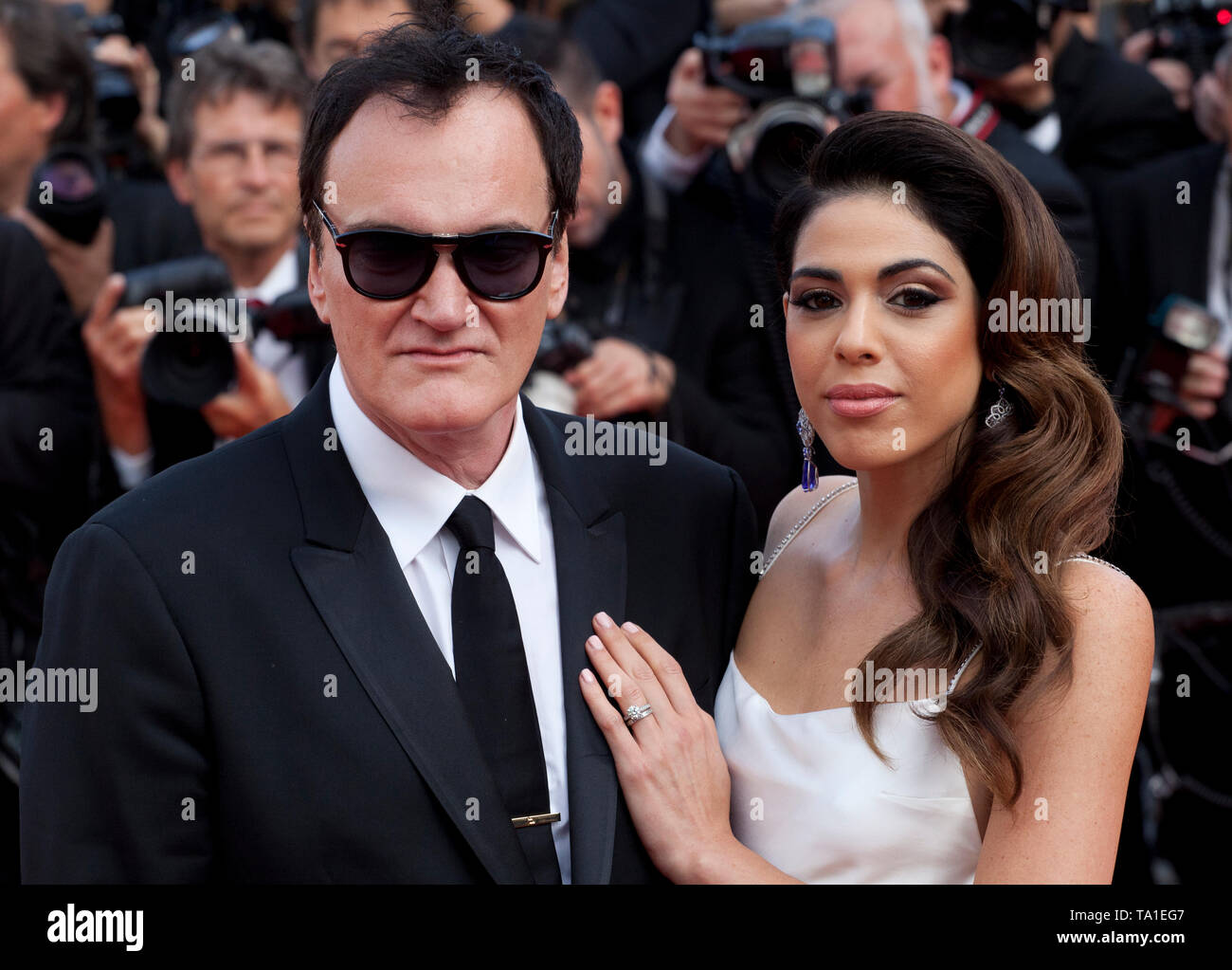 Cannes, France. 21st May, 2019. Director Quentin Tarantino and Daniela ...