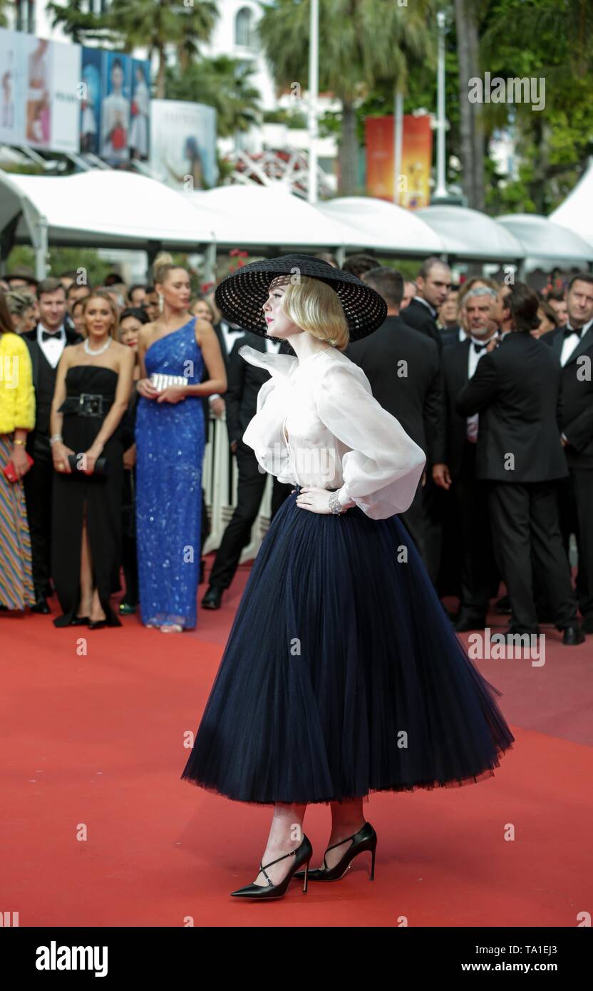 Elle Fanning,2019 Cannes Stock Photo - Alamy