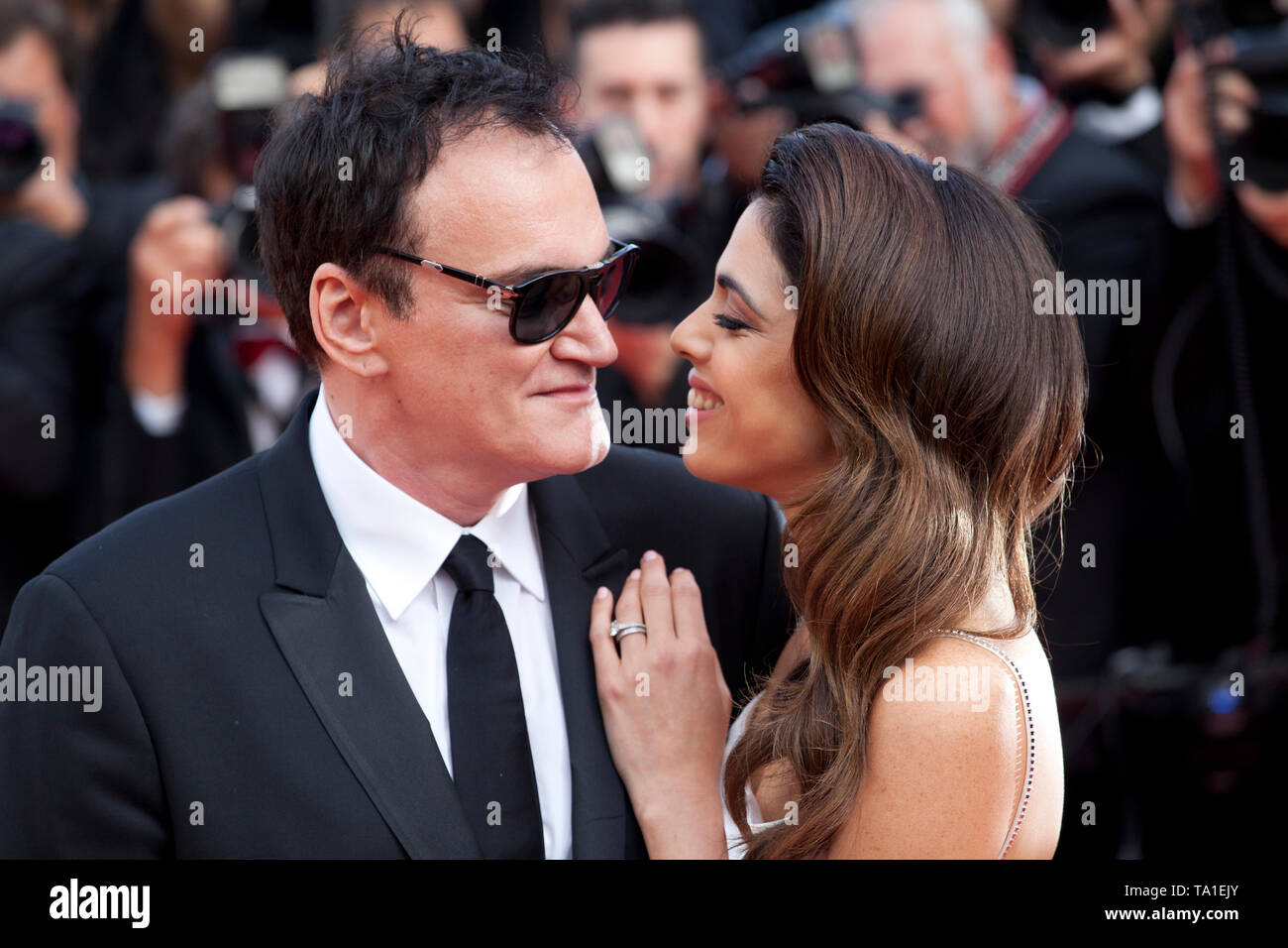 Cannes, France. 21st May, 2019. Director Quentin Tarantino and Daniela ...