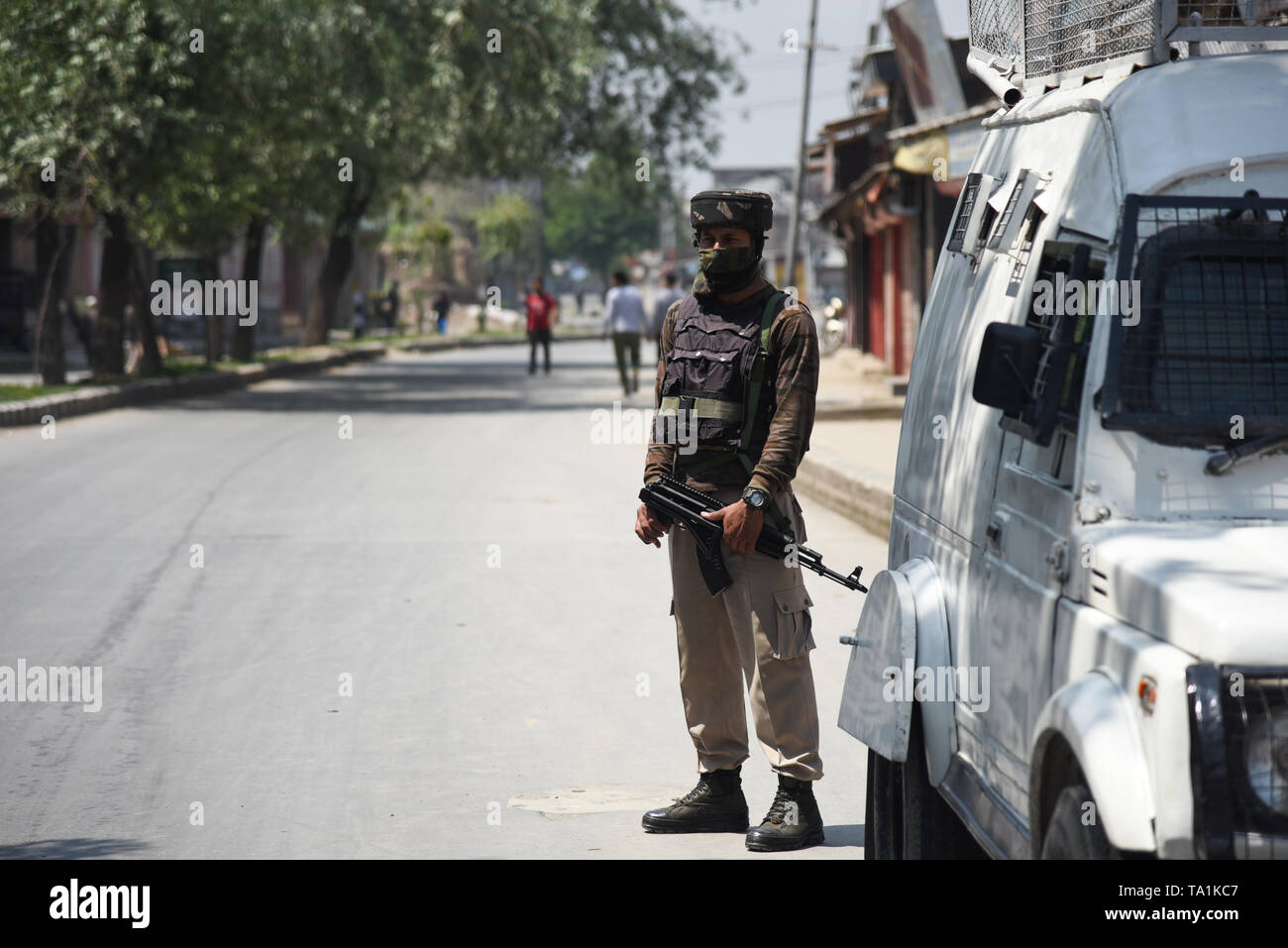 Indian paramilitary vehicle hi-res stock photography and images - Alamy
