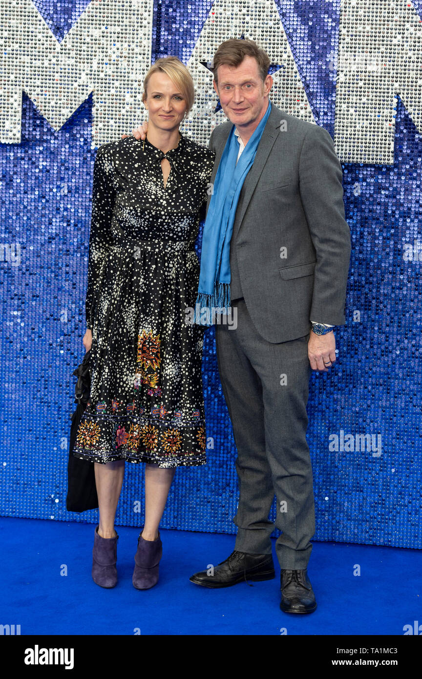 Jason Flemyng (R) and Elly Fairman attends the "Rocketman" UK premiere ...