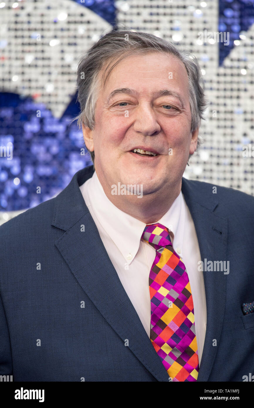 Stephen Fry attends the "Rocketman" UK premiere at Odeon Leicester ...