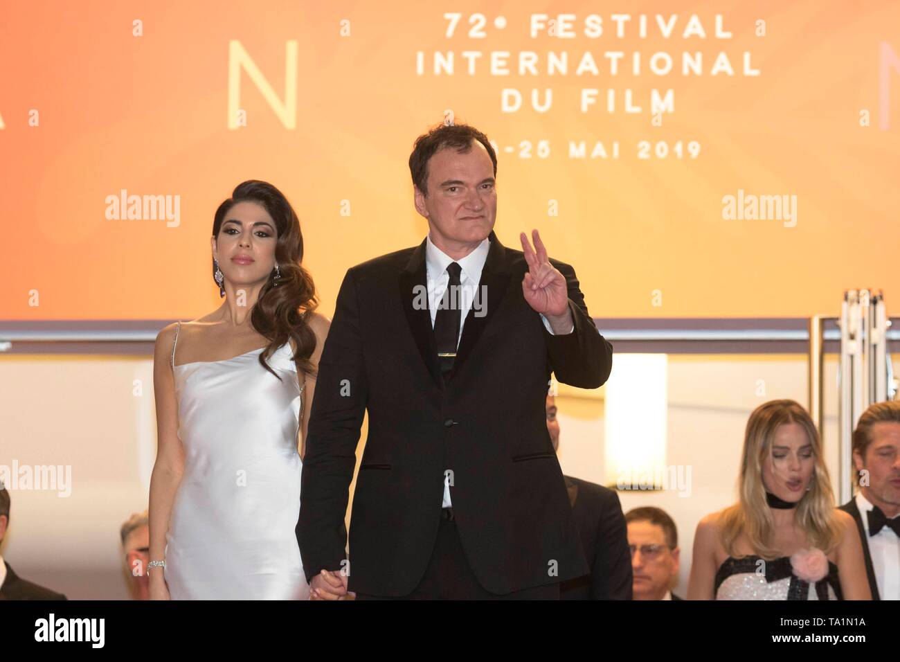 Cannes, France. 21st May, 2019. Daniela Pick and Quentin Tarantino ...