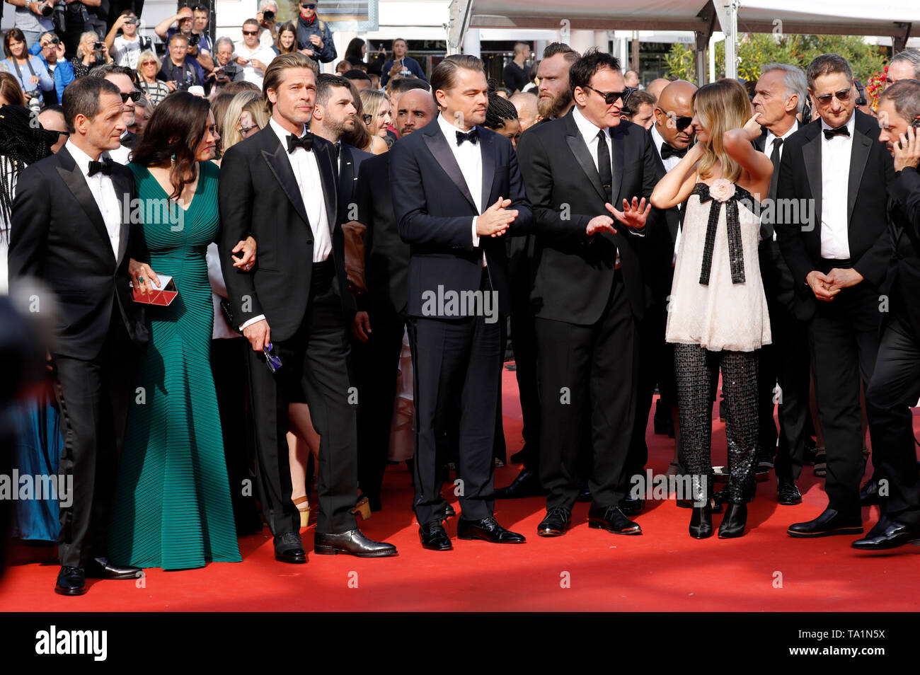 David Heyman, Shannon McIntosh, Brad Pitt, Leonardo DiCaprio, Quentin ...