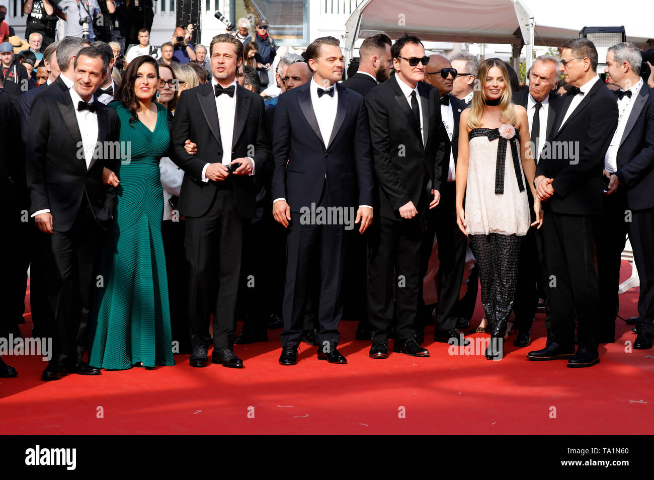 David Heyman, Shannon McIntosh, Brad Pitt, Leonardo DiCaprio, Quentin ...