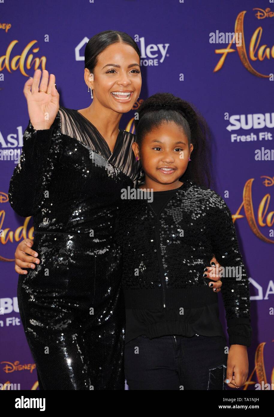 Los Angeles, CA, USA. 21st May, 2019. Christina Milian, Violet Madison ...