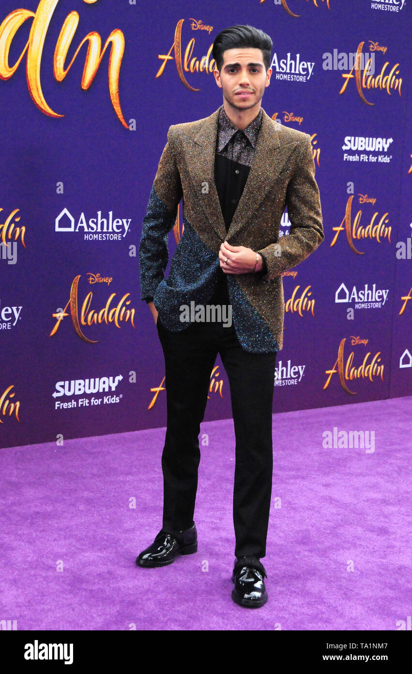 Hollywood, California, USA 21st May 2019 Actor Mena Massoud attends the ...