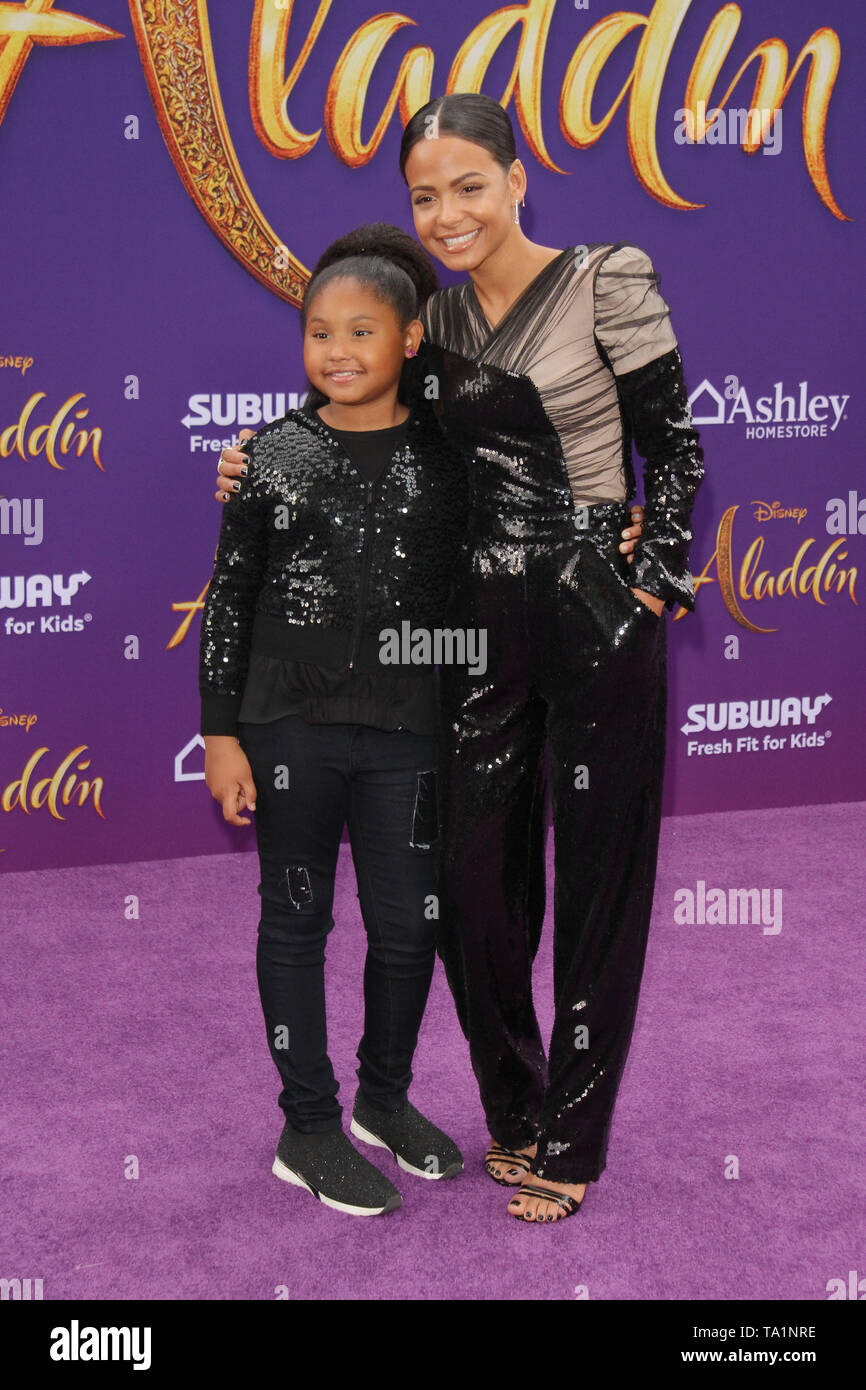 Los Angeles, USA. 21st May, 2019. Christina Milian, daughter Violet ...
