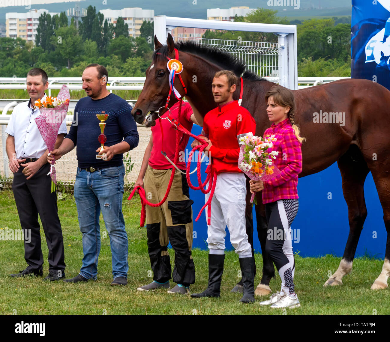 Winner of the traditional prize Maiski Stock Photo - Alamy