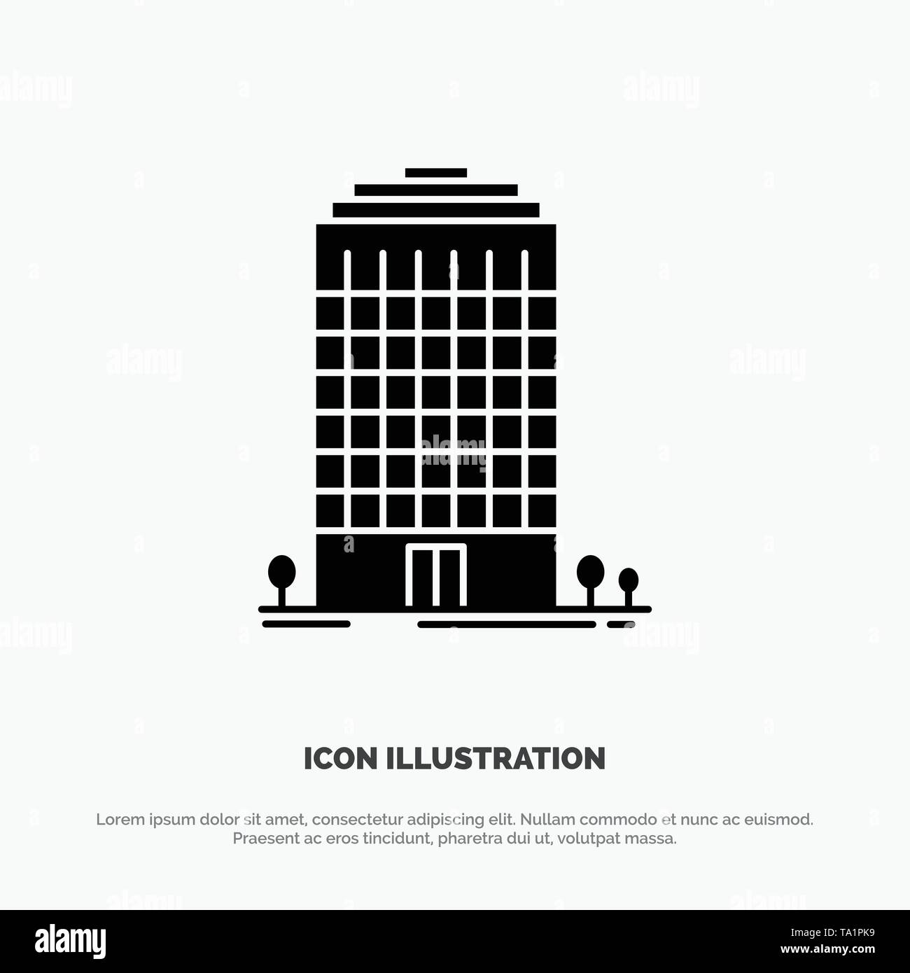 Office Tower Wall Stock Vector Images - Alamy