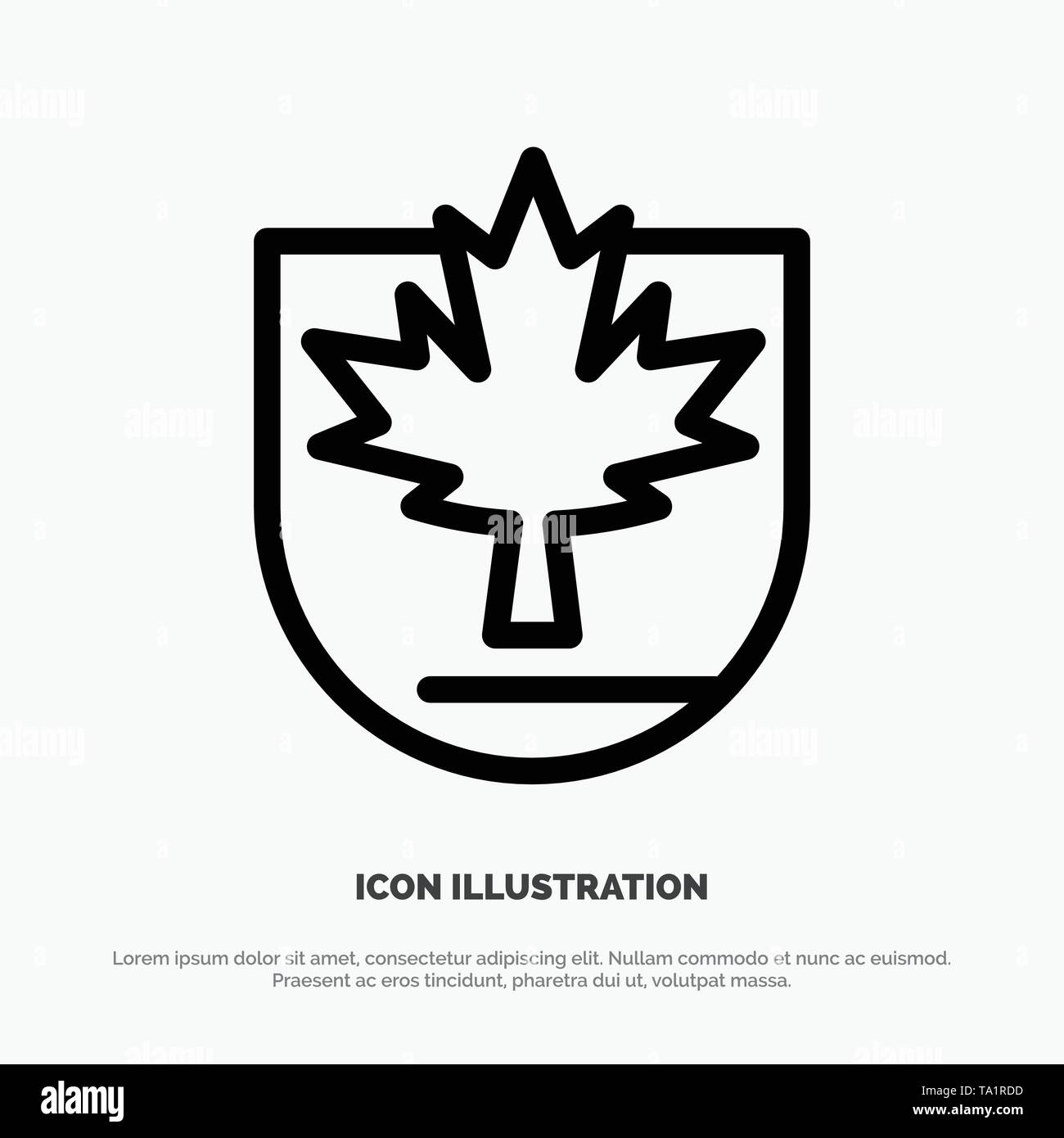 Canada shield Stock Vector Images - Alamy