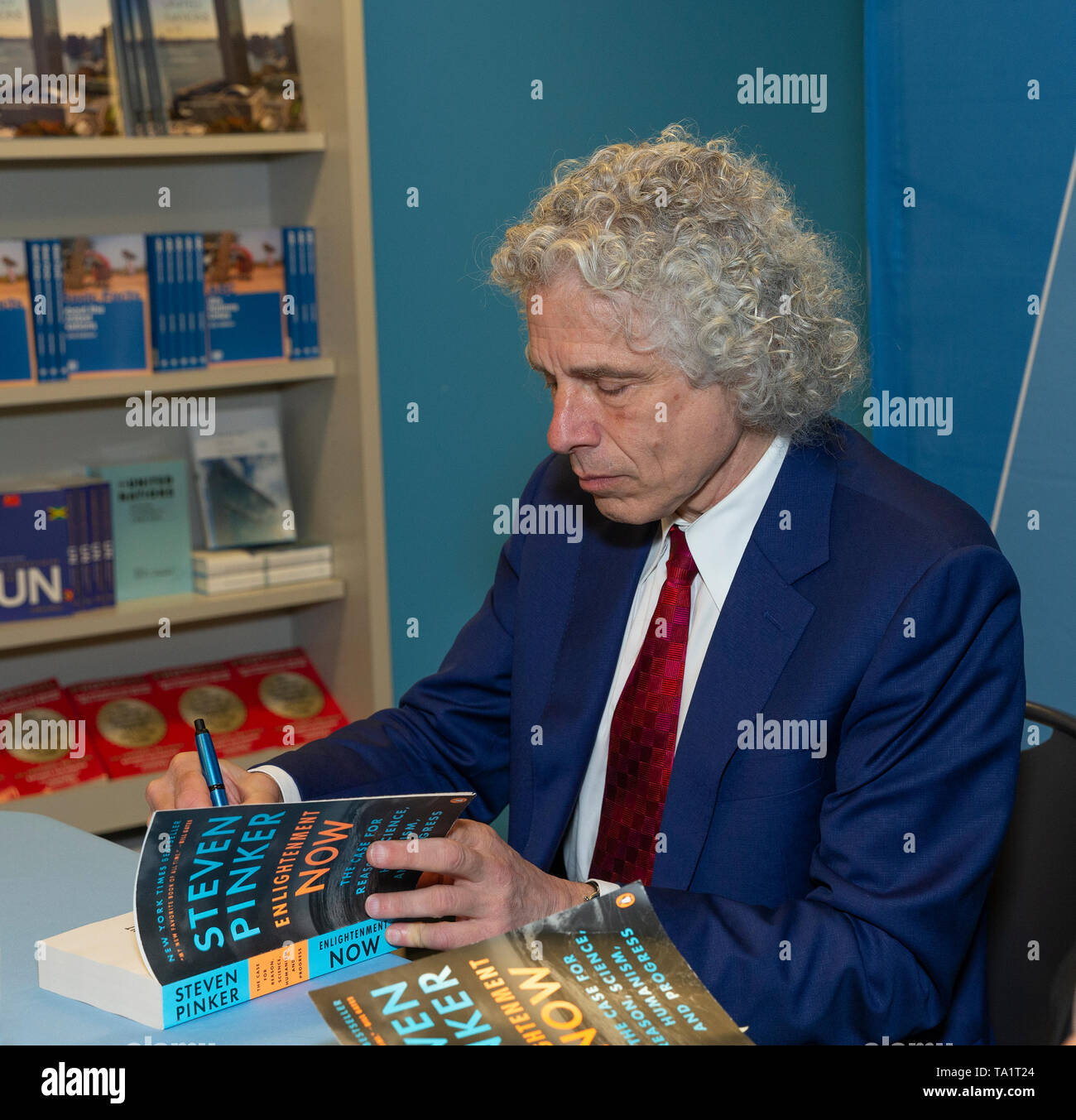 New York, United States. 20th May, 2019. Author of Enlightenment Now ...