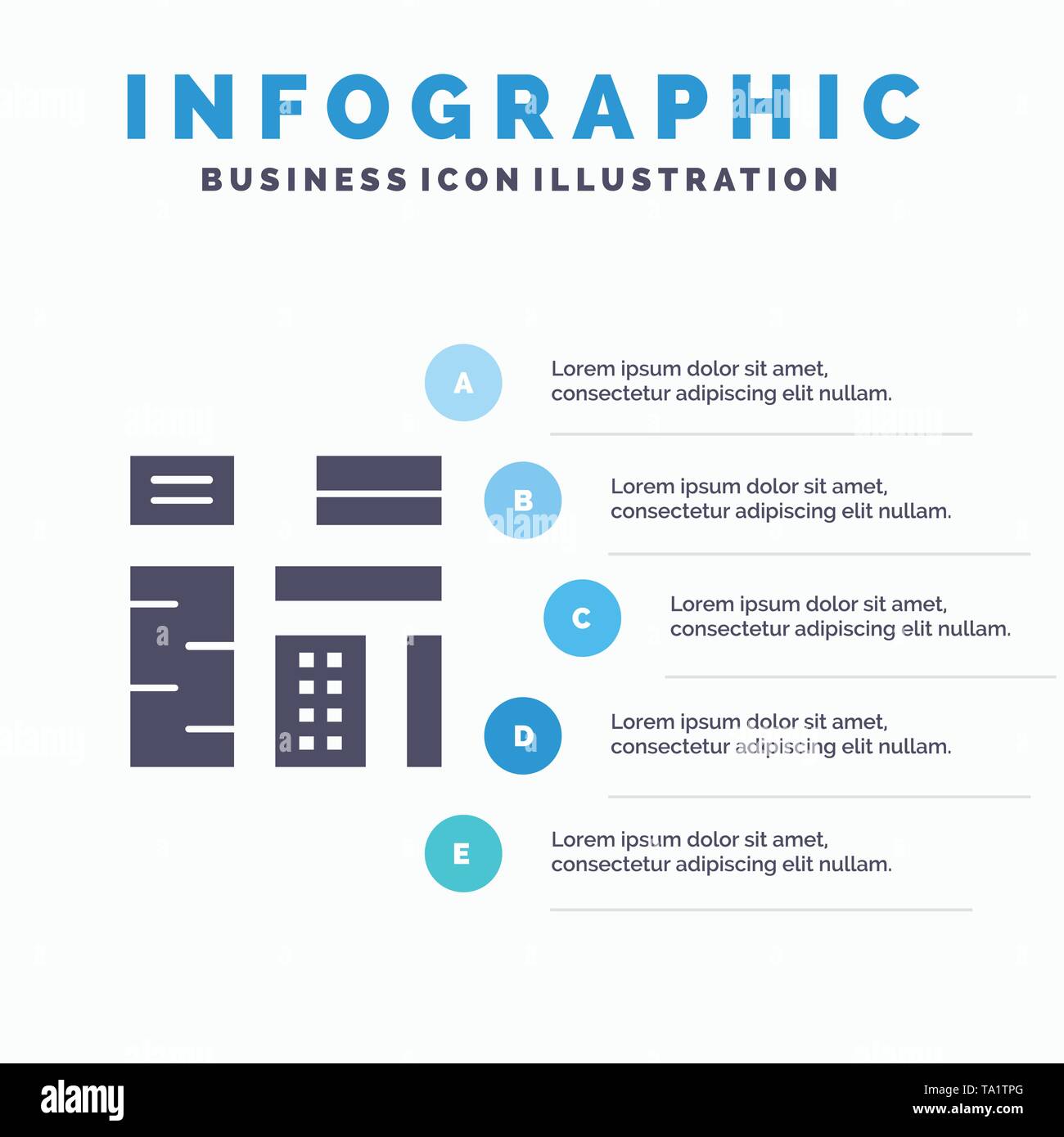 Advertising, Content, Feature, Native, Premium Solid Icon Infographics ...