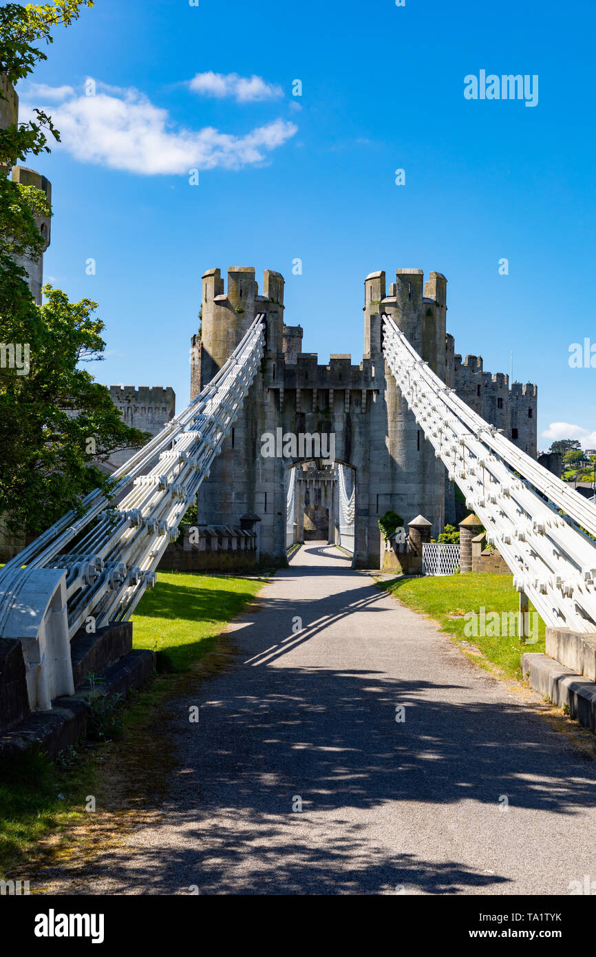 Conwy river estuary wales hi-res stock photography and images - Alamy