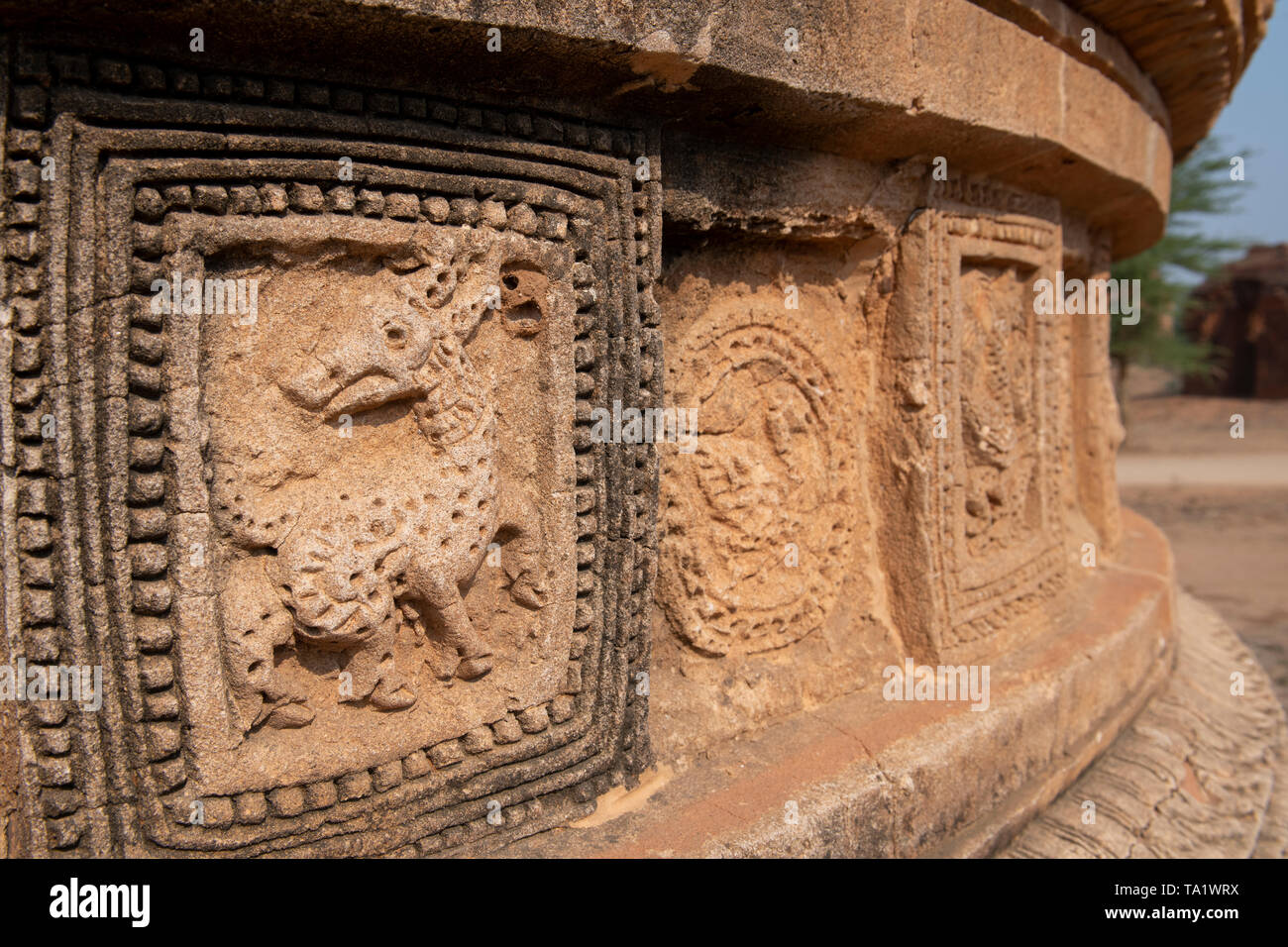 Myanmar aka Burma, Bagan. Historic Archaeological Zone near Le-myet-hna ...