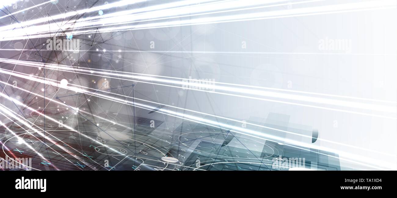 abstract futuristic fade computer technology business background Stock ...