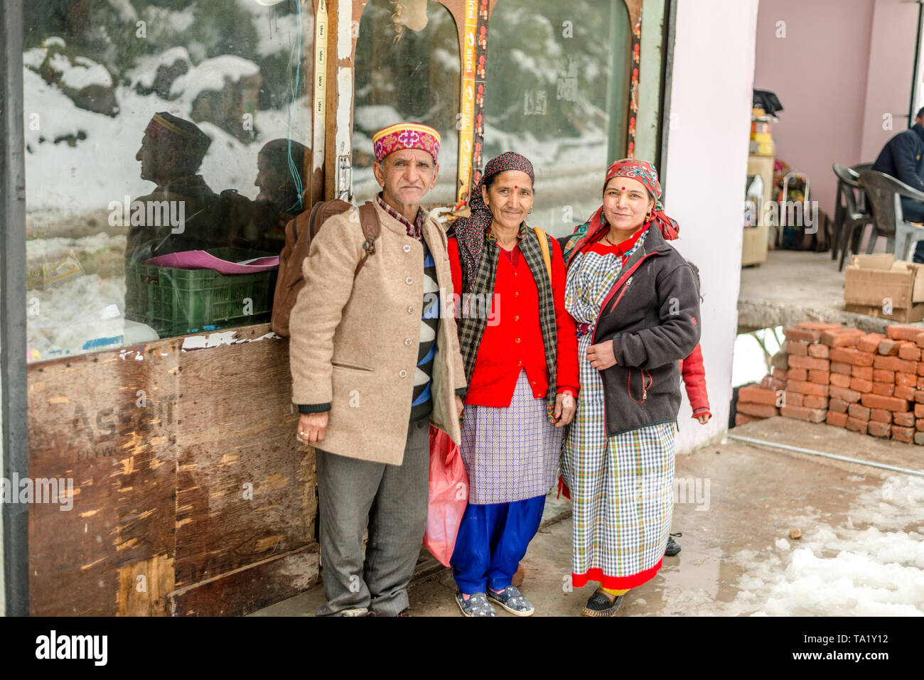 Kullu, Himachal Pradesh, India - Feburuary 08, 2019 : Photo of Local ...