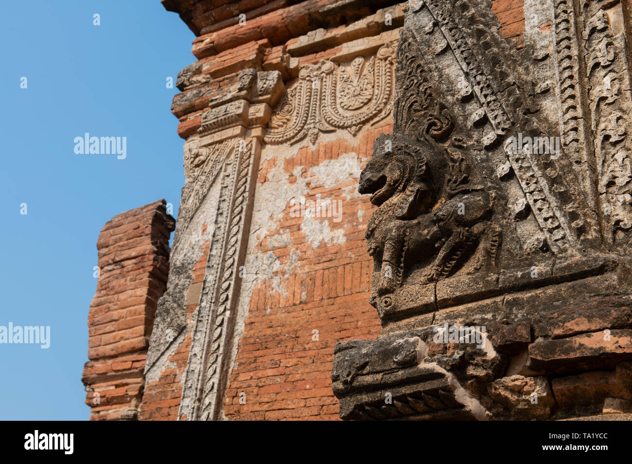 Myanmar aka Burma, Bagan. Historic Archaeological Zone near Le-myet-hna ...