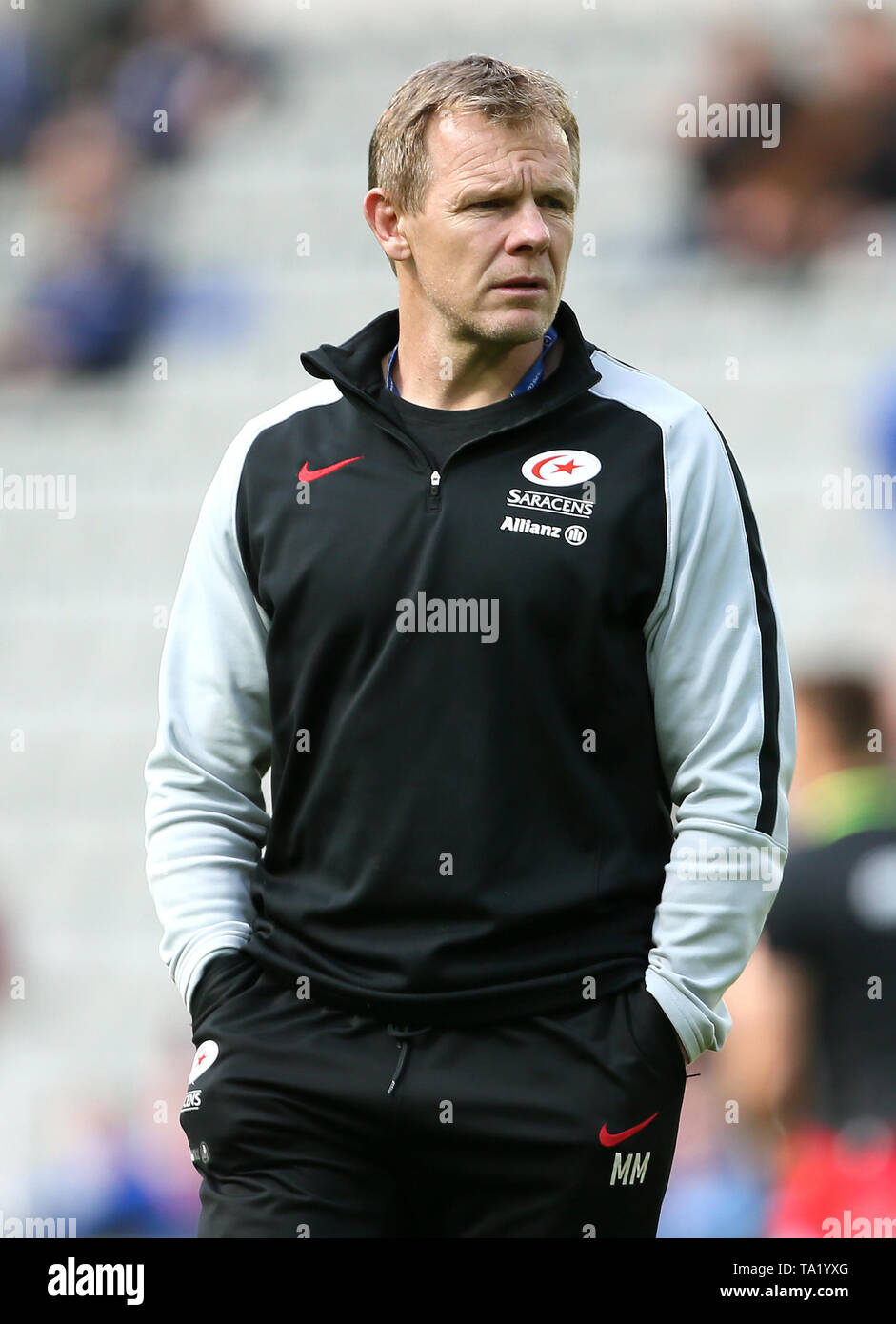 Mark McCall Saracens Director of Rugby Stock Photo - Alamy