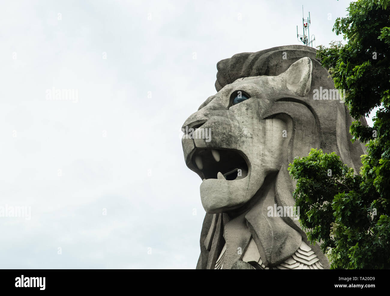 Merlion sentosa singapore hi-res stock photography and images - Alamy