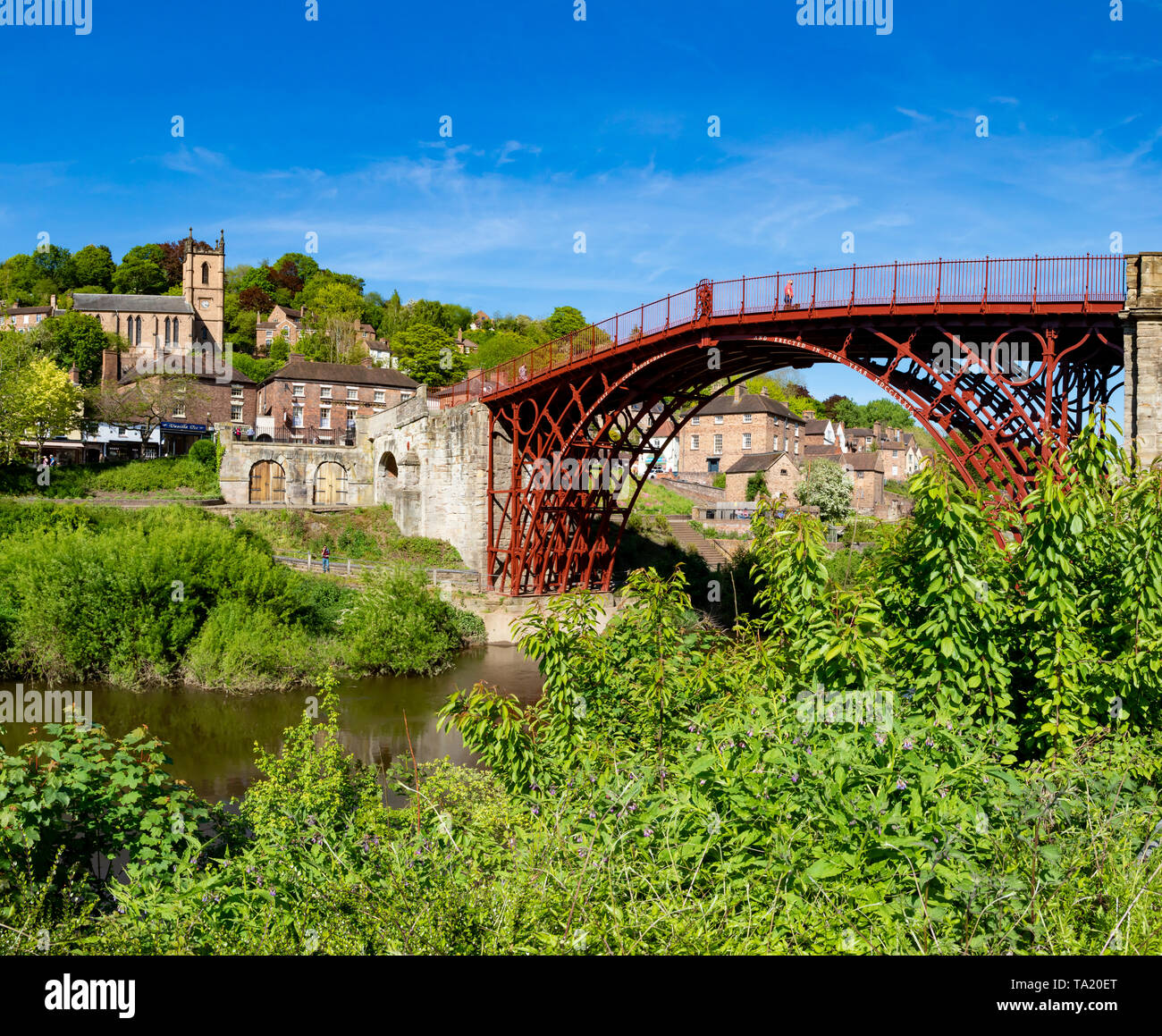 1781, the iron bridge, england hi-res stock photography and images - Alamy