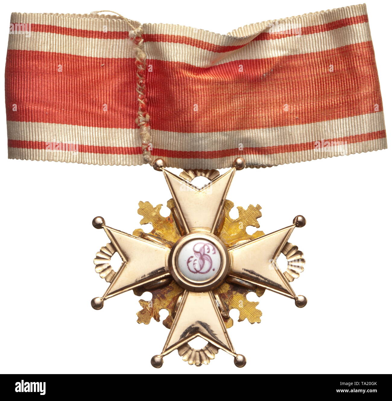Order of St. Stanislaus - 3rd class cross by Emanuel Pannasch, before ...