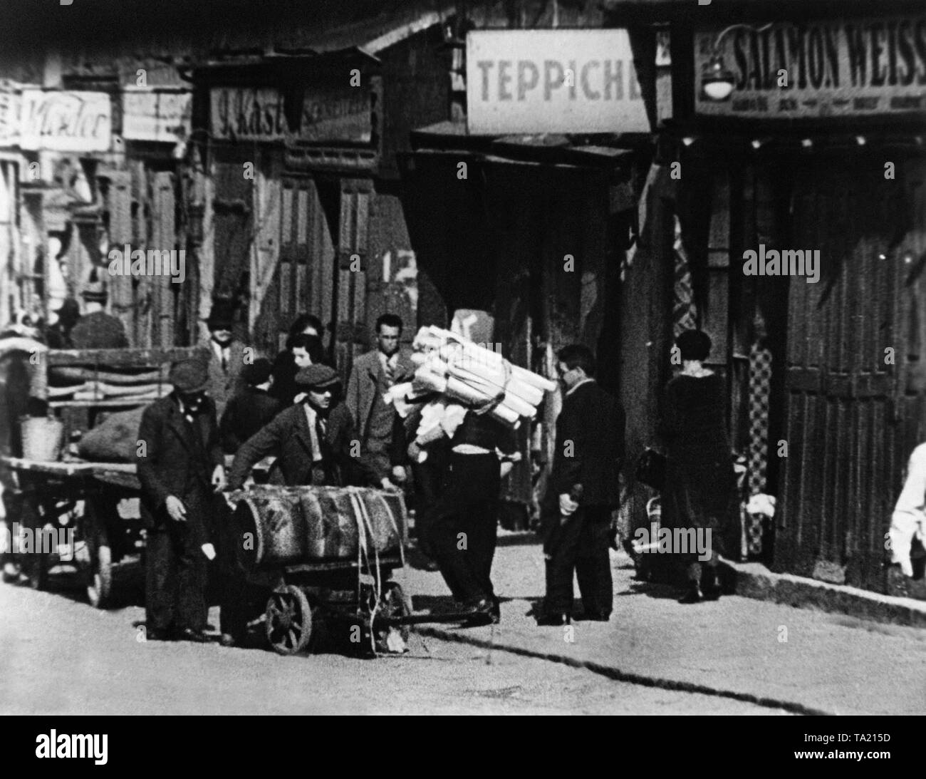 Scene from the Nazi propaganda film "The Eternal Jew" (directed by ...