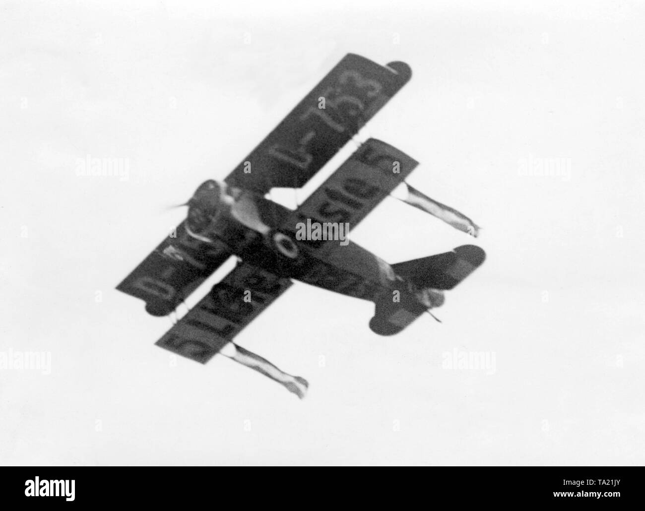 Canvassing of the German National People's Party (DNVP) on a plane on ...