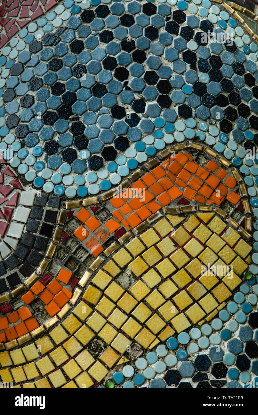 colorful mosaic paving background Stock Photo - Alamy