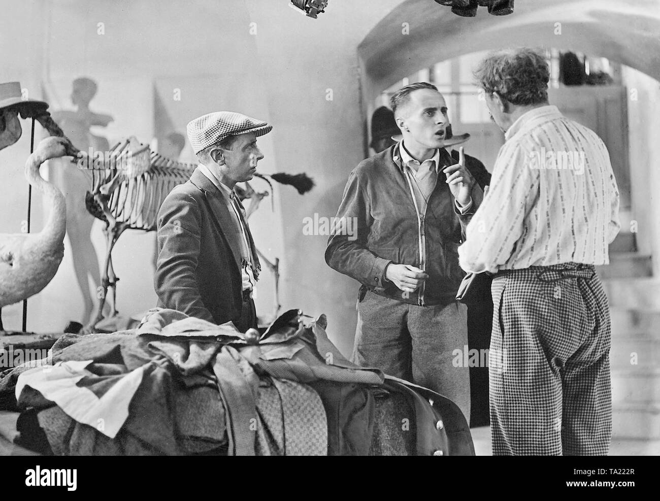 The French director during the filming of "The Million", original title ...