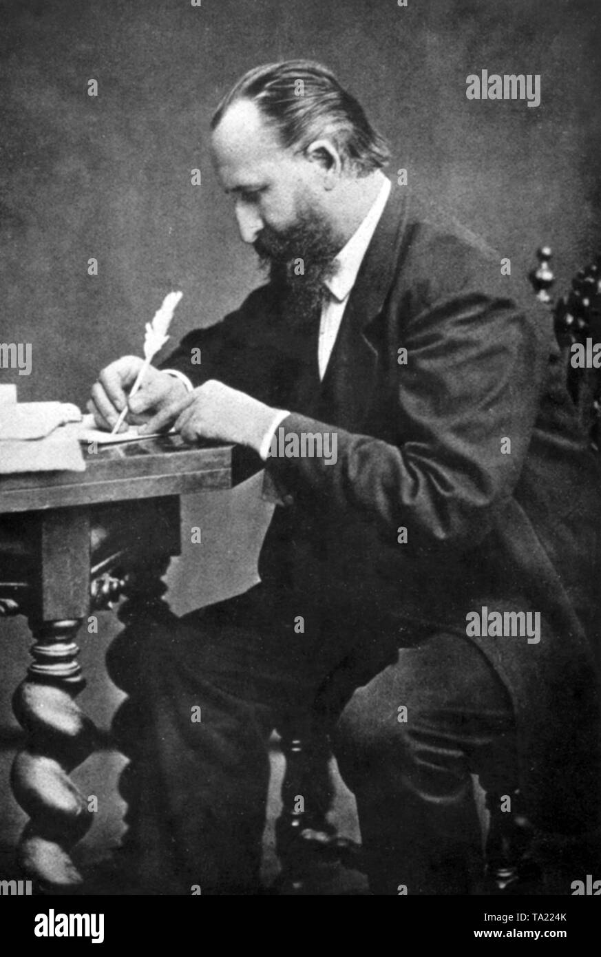 German Zoologist Alfred Brehm Stock Photo - Alamy