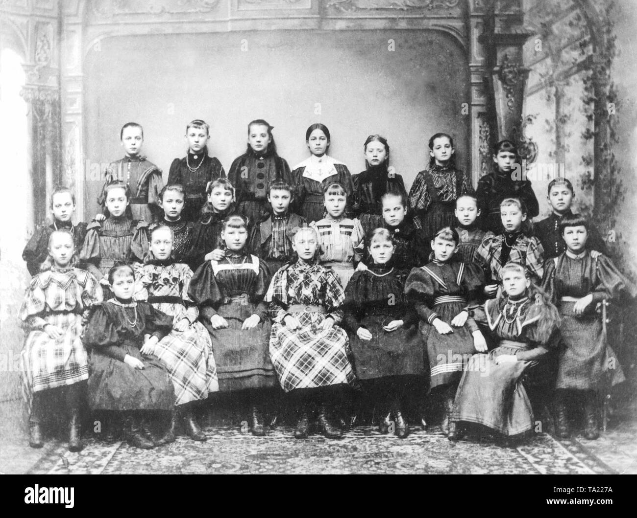 History school class Black and White Stock Photos & Images - Alamy