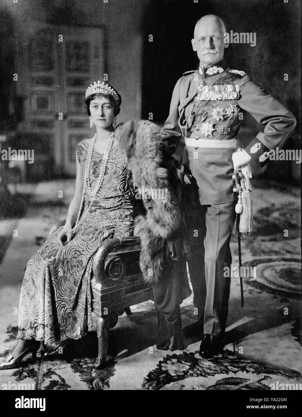 Crown Prince Rupprecht of Bavaria and his wife, Princess Antonia of ...