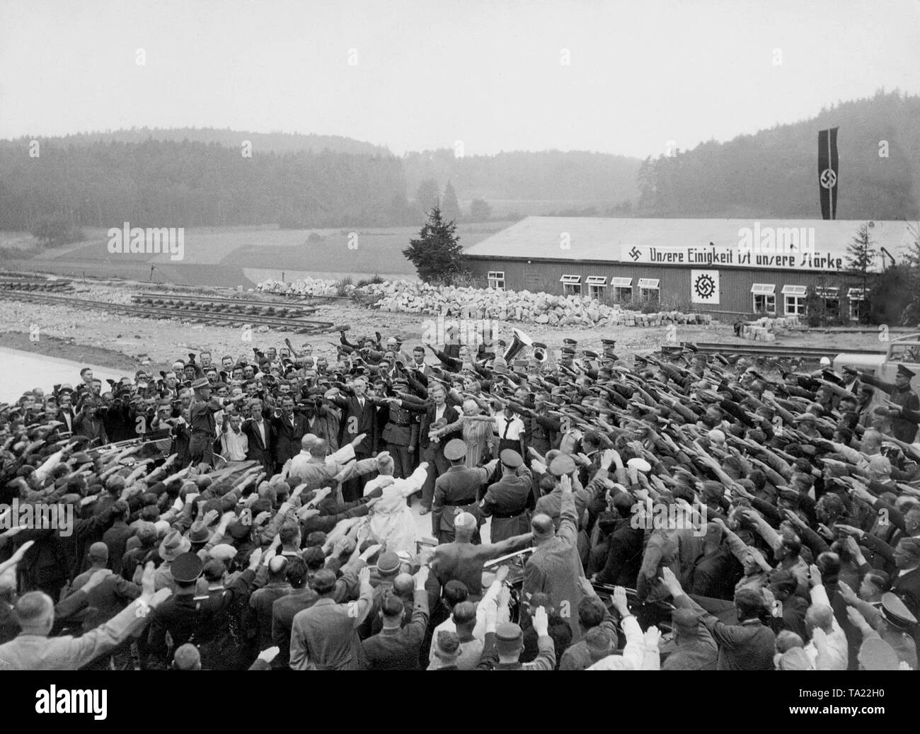Reichsautobahn inauguration hi-res stock photography and images - Alamy