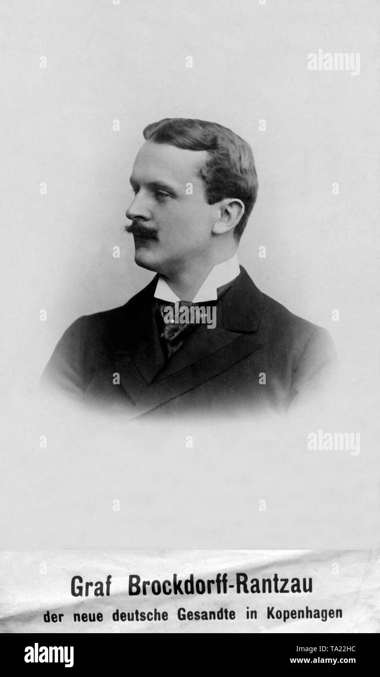 When this photo was taken, Count von Rantzau was the German ambassador ...