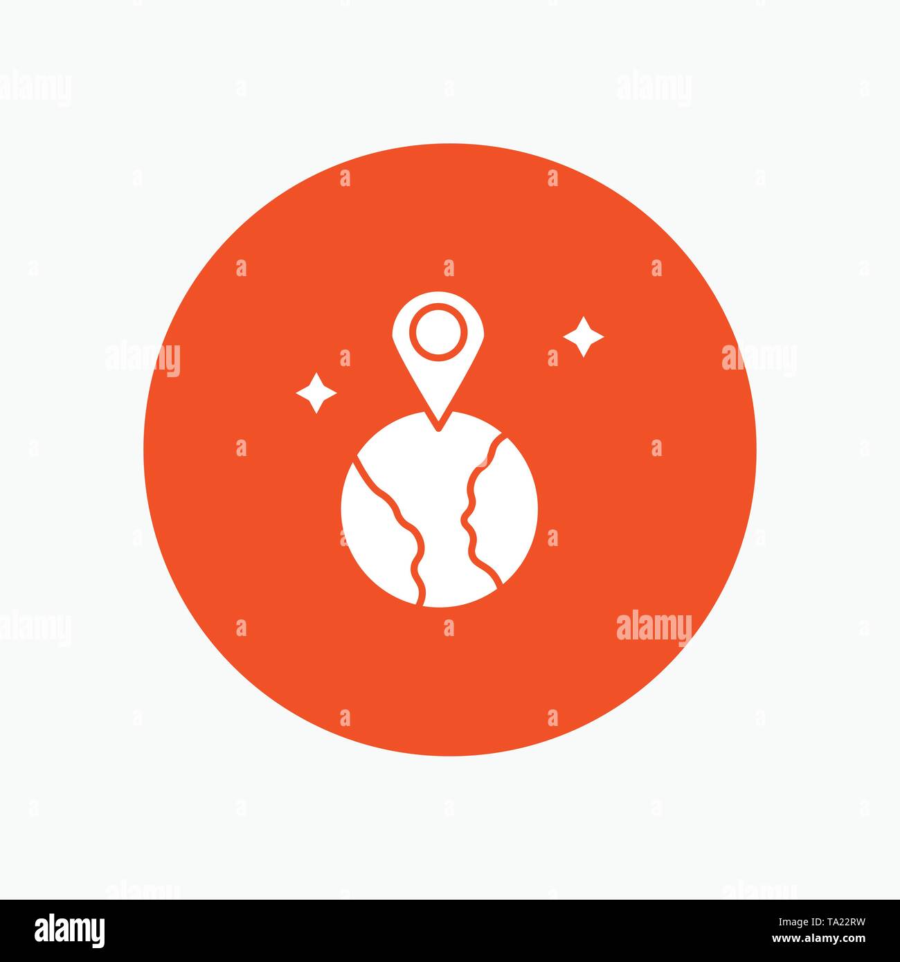 World map location Cut Out Stock Images & Pictures - Alamy