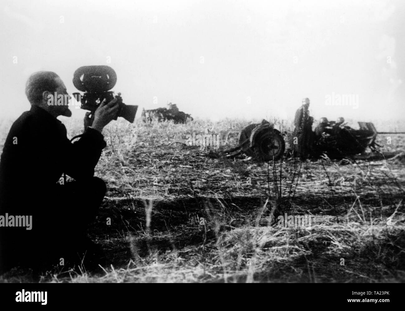 A film reporter of the Propaganda Company on the Eastern Front. Photo ...