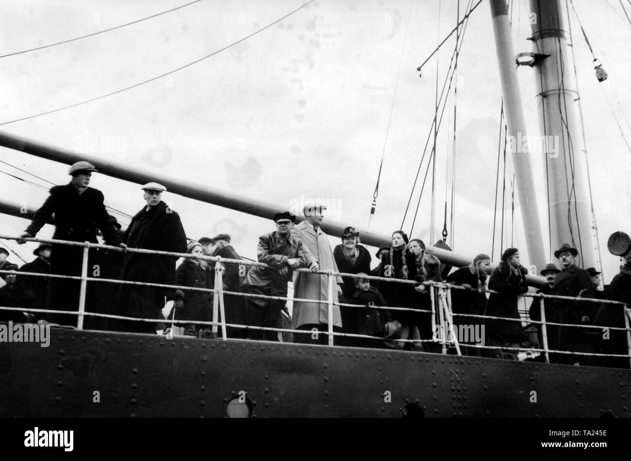 On the cruise ship of the Nazi organization "Kraft durch Freude ...