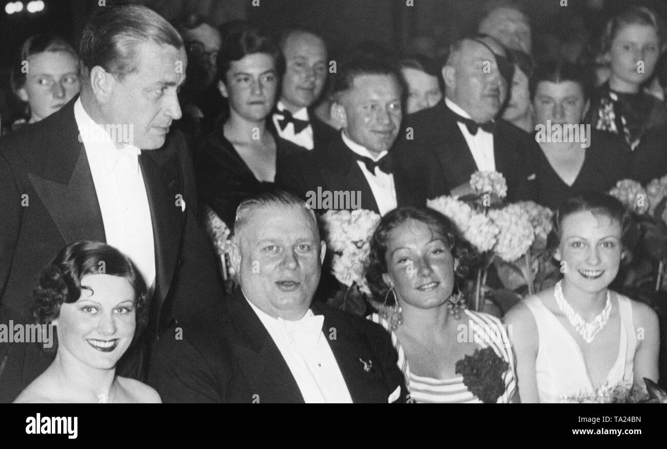 The actress Marikka Roeck, the actor Karl Ludwig Diehl, the UFA ...