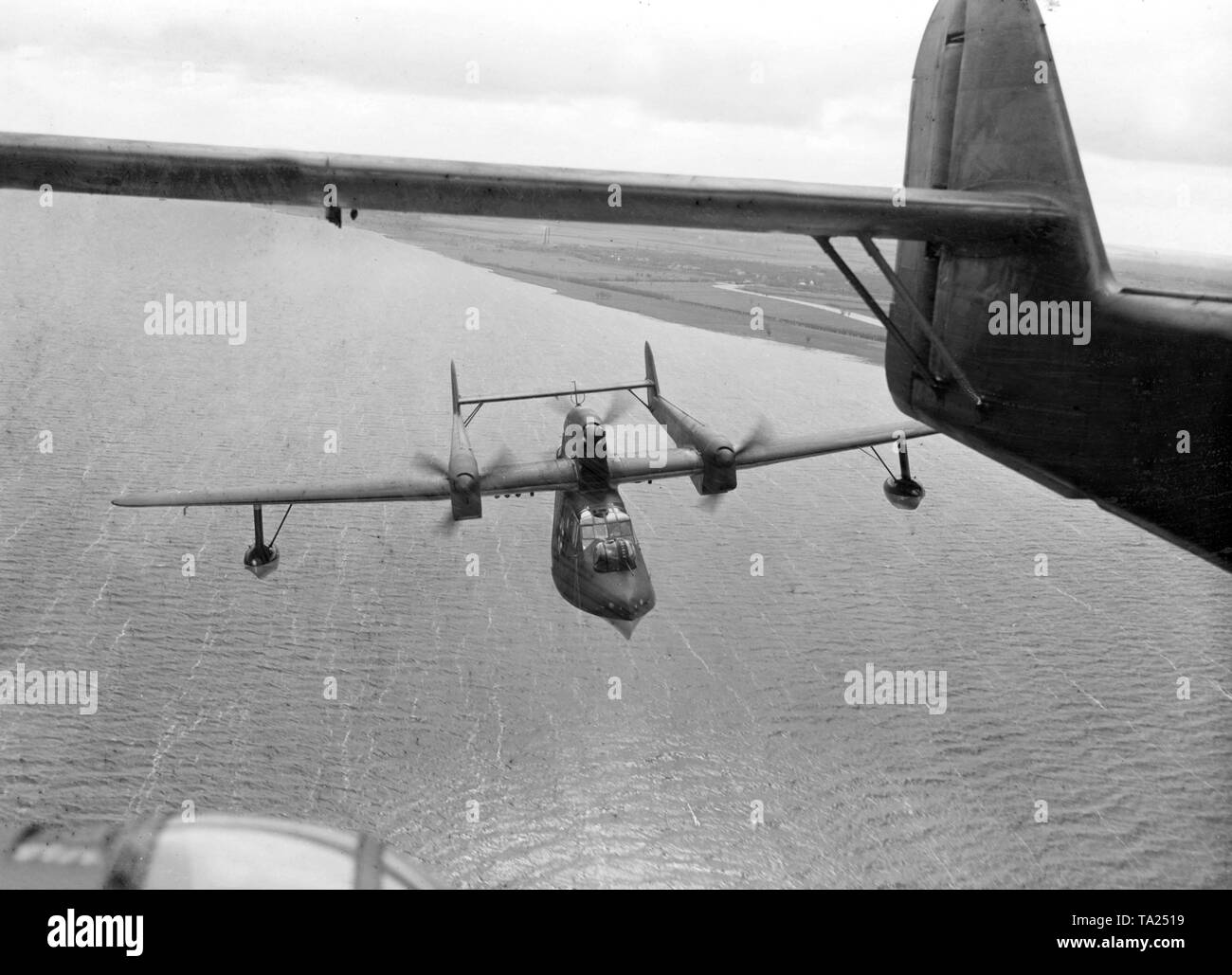 Flying boat Blohm & Voss BV 138 in flight Stock Photo - Alamy