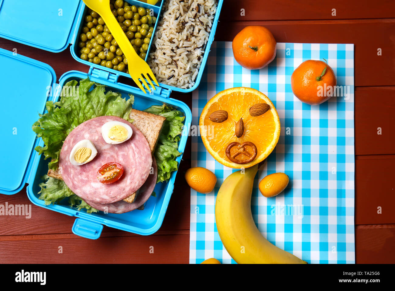 Creative school lunch hi-res stock photography and images - Alamy