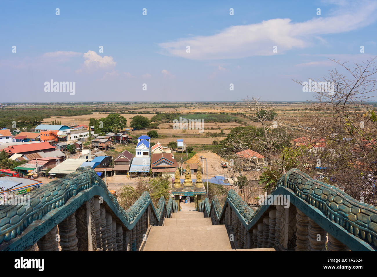 Scenic View from Phnom Krom Temple, Siem Reap, Cambodia Stock Photo - Alamy