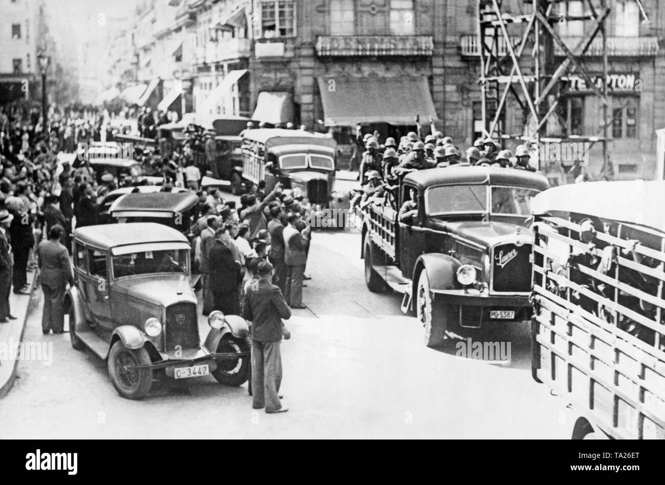 German condor legion spanish civil war Black and White Stock Photos ...