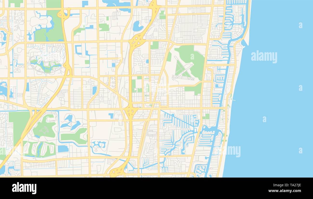 Map Of Florida Pompano Beach