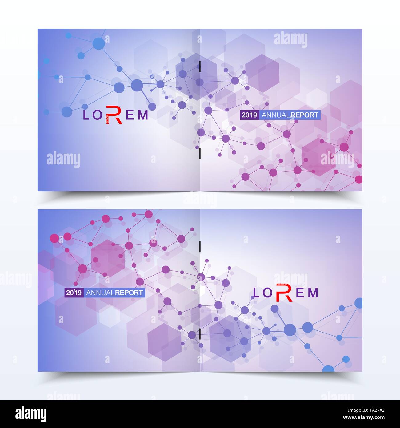 Scientific templates square brochure, magazine, leaflet , flyer, cover ...
