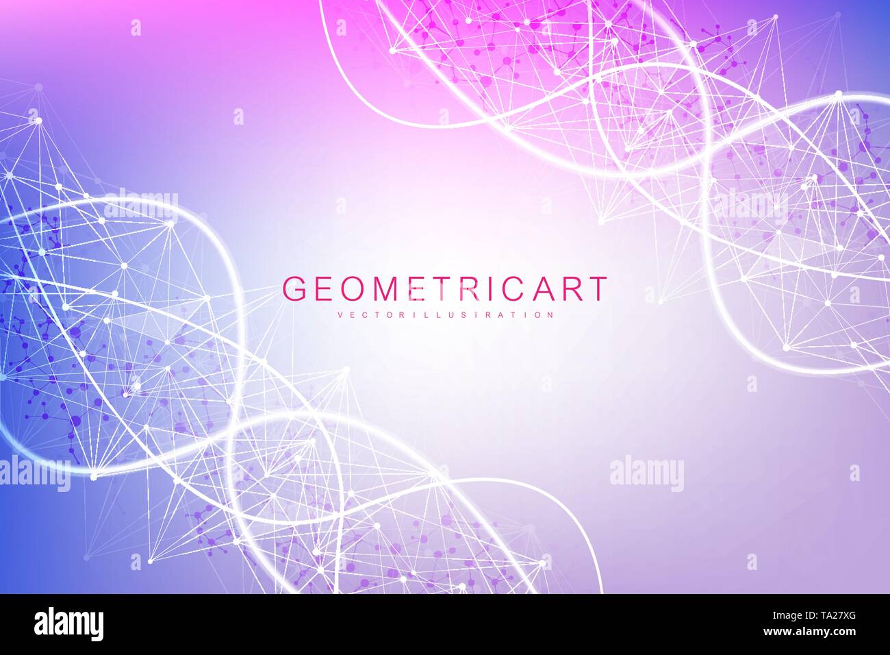 Big Data Visualization Background. Modern futuristic virtual abstract ...