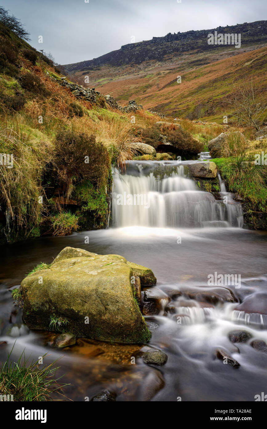 Grindsbrook clough waterfalls hi-res stock photography and images - Alamy