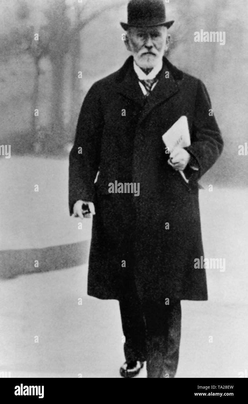 Paul Ehrlich (1854-1915), German serologist. In 1908 he was awarded the ...