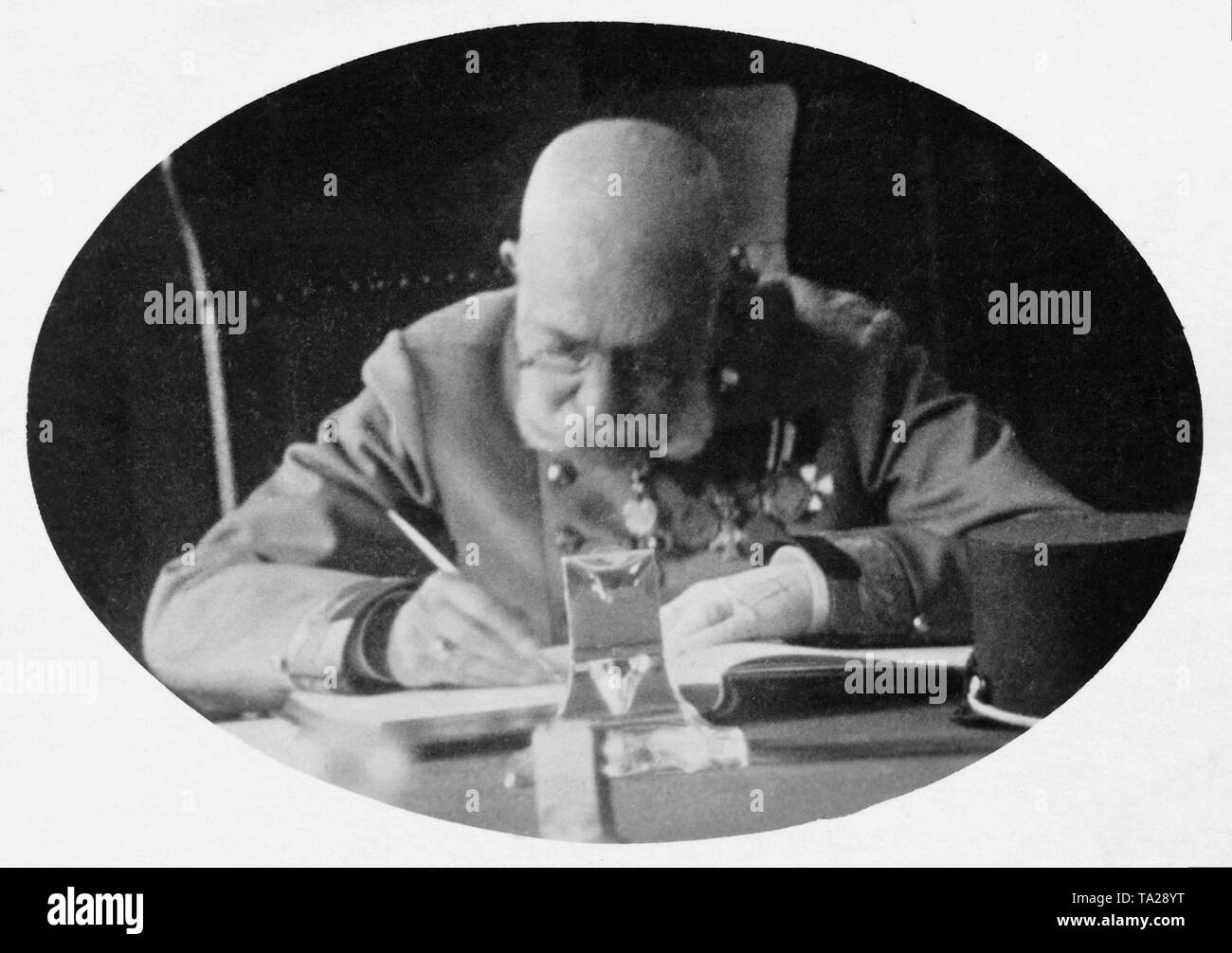 Franz Joseph I (1830-1916), Emperor of Austria and King of Hungary. The ...