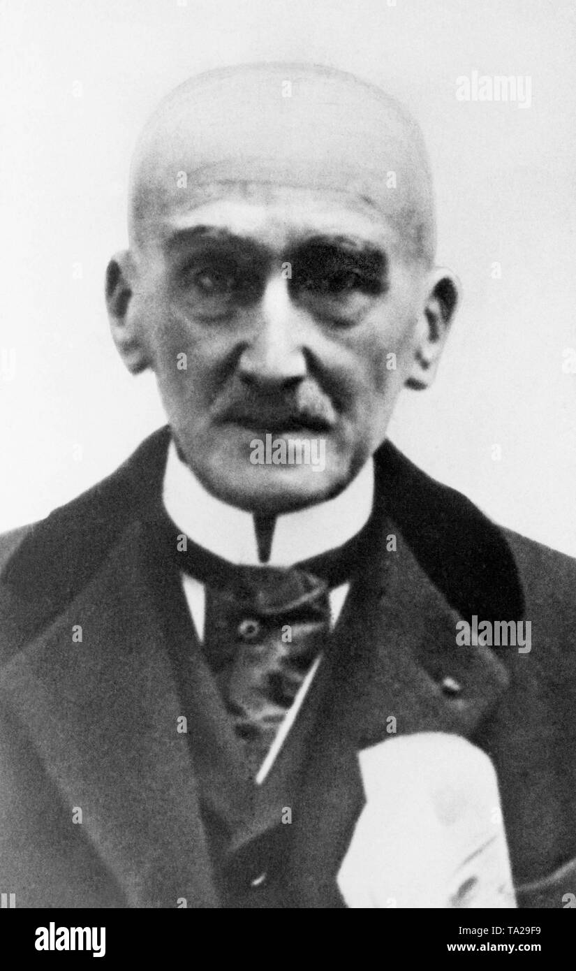 Henri Bergson (1859-1941), French philosopher. Bergson received in 1927 ...